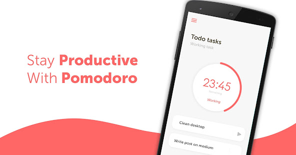 Download Pomodoro timer Productivity & To do list for gtd di PC dengan NoxPlayer