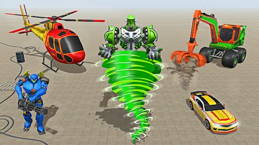 Download Transformasi Mobil Robot Hiu di PC dengan NoxPlayer