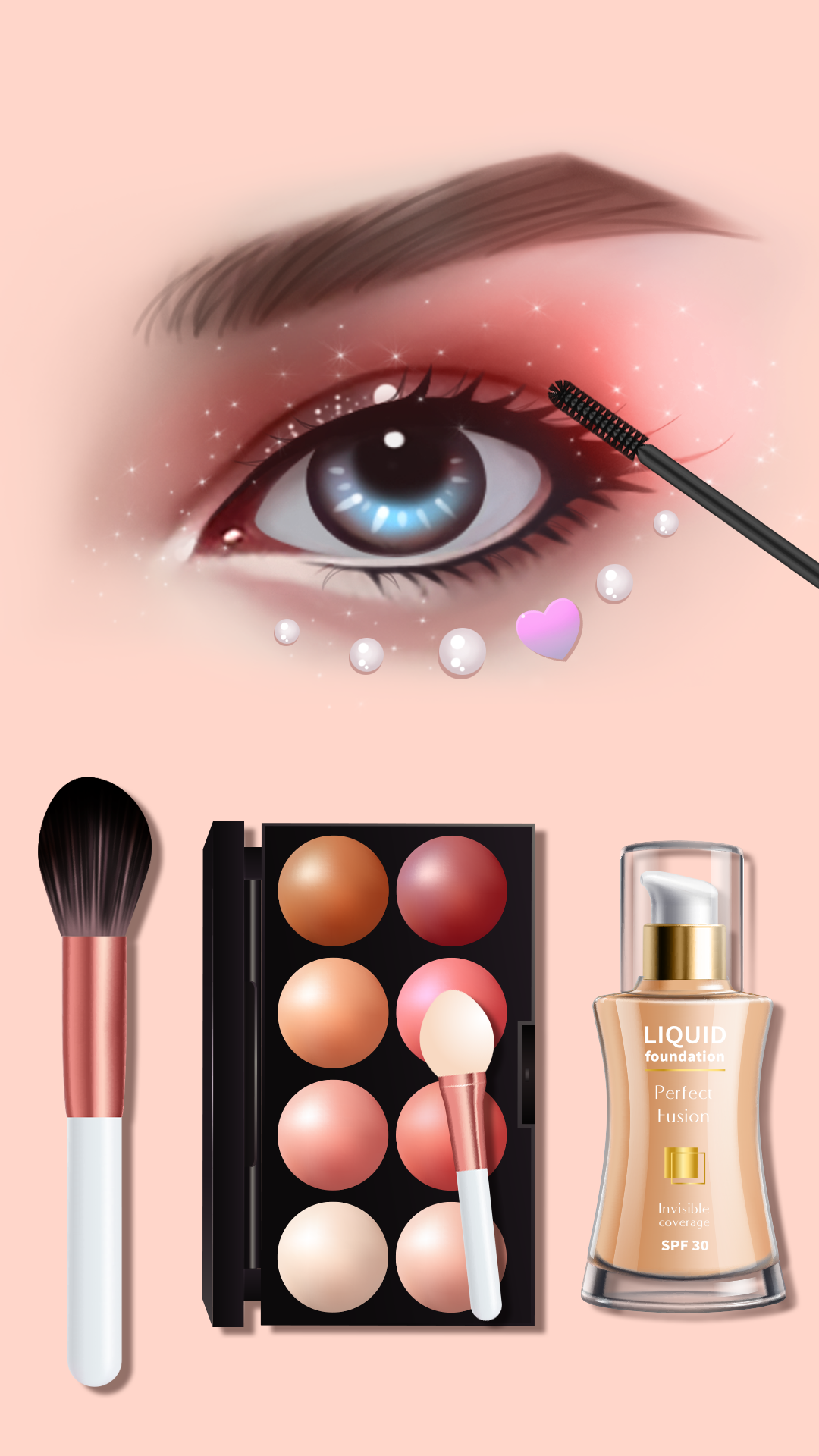 「Makeover & Makeup ASMR」をPCで遊ぶ方法！NoxPlayer