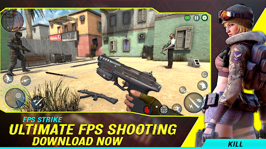 FPS Gun Commando Shooting GameをPCでダウンロード・遊ぶ方法 - NoxPlayer