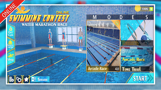 Swimming Contest Online : Water Marathon RaceをPCでダウンロード・遊ぶ方法 - NoxPlayer