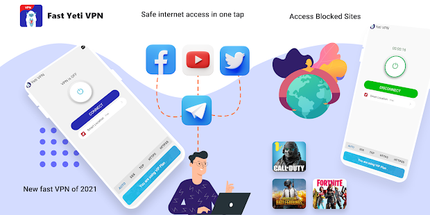 Загрузите Yeti VPN - VPN & proxy tools на ПК с помощью NoxPlayer