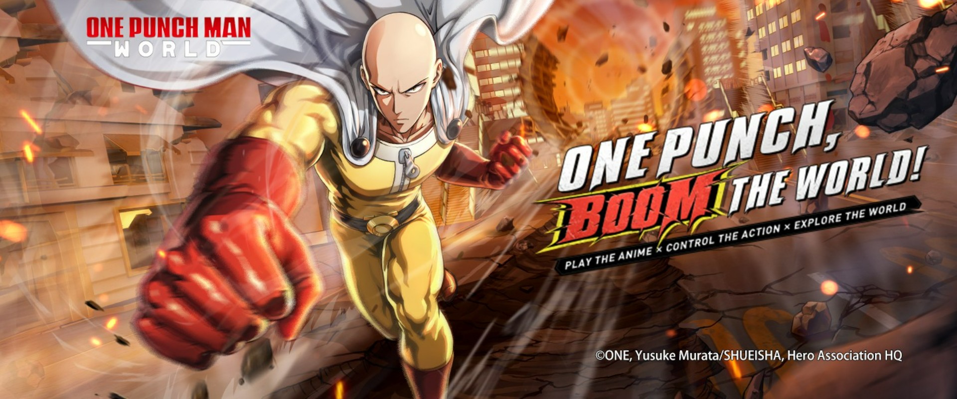 ดาวน์โหลดและเล่น One Punch Man: World บน PC ด้วย NoxPlayer