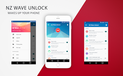ดาวน์โหลดและเล่น Wave Unlock - Wave to unlock & Lock Screen PRO บน PC ด้วย NoxPlayer