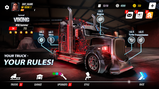 ดาวน์โหลดและเล่น Big Rig Racing: Drag racing บน PC ด้วย NoxPlayer