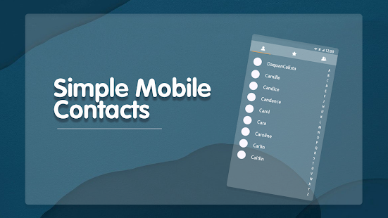 ดาวน์โหลด Simple Mobile Contacts เวอร์ชัน PC - NoxPlayer