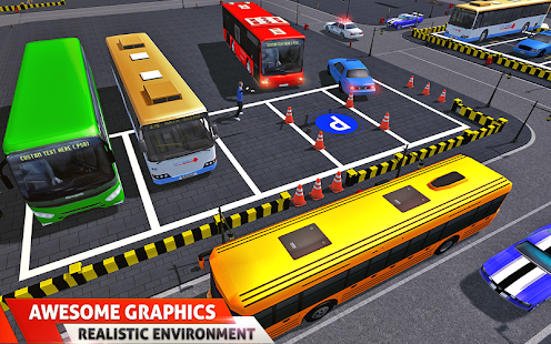ดาวน์โหลดและเล่น Modern Bus Drive Parking 3D Game - Free Bus Games บน ...