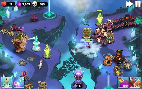 ดาวน์โหลดและเล่น Castle Creeps - Tower Defense บน PC ด้วย NoxPlayer