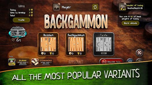 ดาวน์โหลดและเล่น Backgammon บน PC ด้วย NoxPlayer