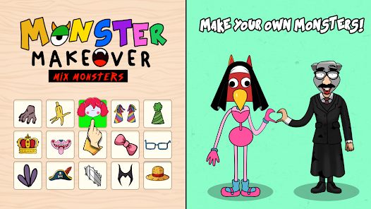 ดาวน์โหลดและเล่น Monster Makeover, Mix Monsters บน PC ด้วย NoxPlayer