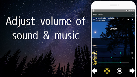 ดาวน์โหลดและเล่น Nature Sounds of the night for comfortable sleep บน PC ...
