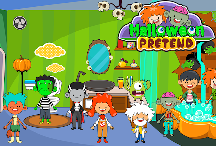 ดาวน์โหลดและเล่น My Pretend Halloween Town บน PC ด้วย NoxPlayer