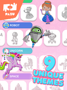 ดาวน์โหลดและเล่น Pixel coloring games for kids บน PC ด้วย NoxPlayer