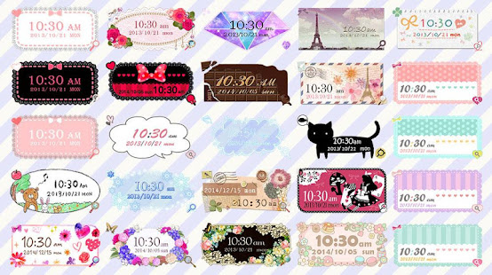 ดาวน์โหลดและเล่น Cute Clock Widget 2 【FREE】 บน PC ด้วย NoxPlayer