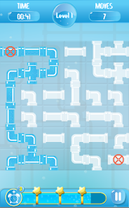 ดาวน์โหลดและเล่น Water Flow Puzzle - Connect Wa บน PC ด้วย NoxPlayer