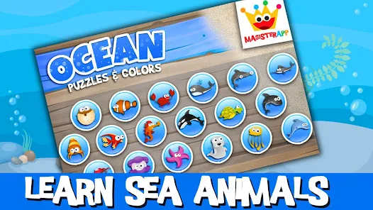 Ocean - Puzzles Games for Kids - PC電腦玩手遊 - 夜神手機模擬器