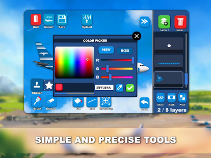 Airlines Painter - PC電腦玩手遊 - 夜神手機模擬器