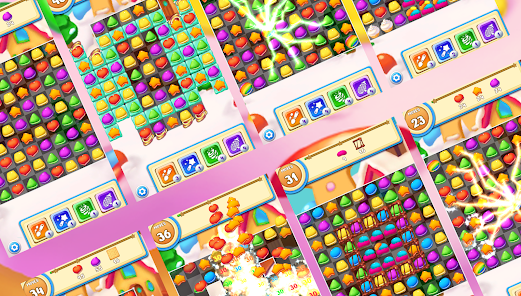 Cookie Macaron Pop : Match 3 - PC電腦玩手遊 - 夜神手機模擬器