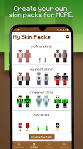 Skin Pack Maker for Minecraft PE - PC電腦玩手遊 - 夜神手機模擬器