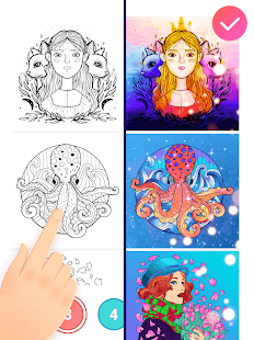 Magic Paint: 按數字填色遊戲，放鬆減壓 - PC電腦玩手遊 - 夜神手機模擬器