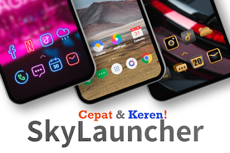 Sky Launcher - Fast & Cool - PC電腦玩手遊 - 夜神手機模擬器