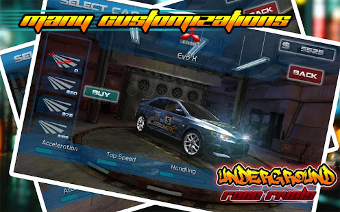 Underground Race Rivals - PC電腦玩手遊 - 夜神手機模擬器