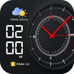 Night Clock Lock Screen - PC電腦玩手遊 - 夜神手機模擬器