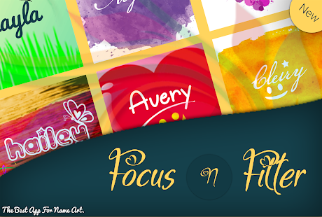 Focus N Filter - Calligraphy Name Art - PC電腦玩手遊 - 夜神手機模擬器