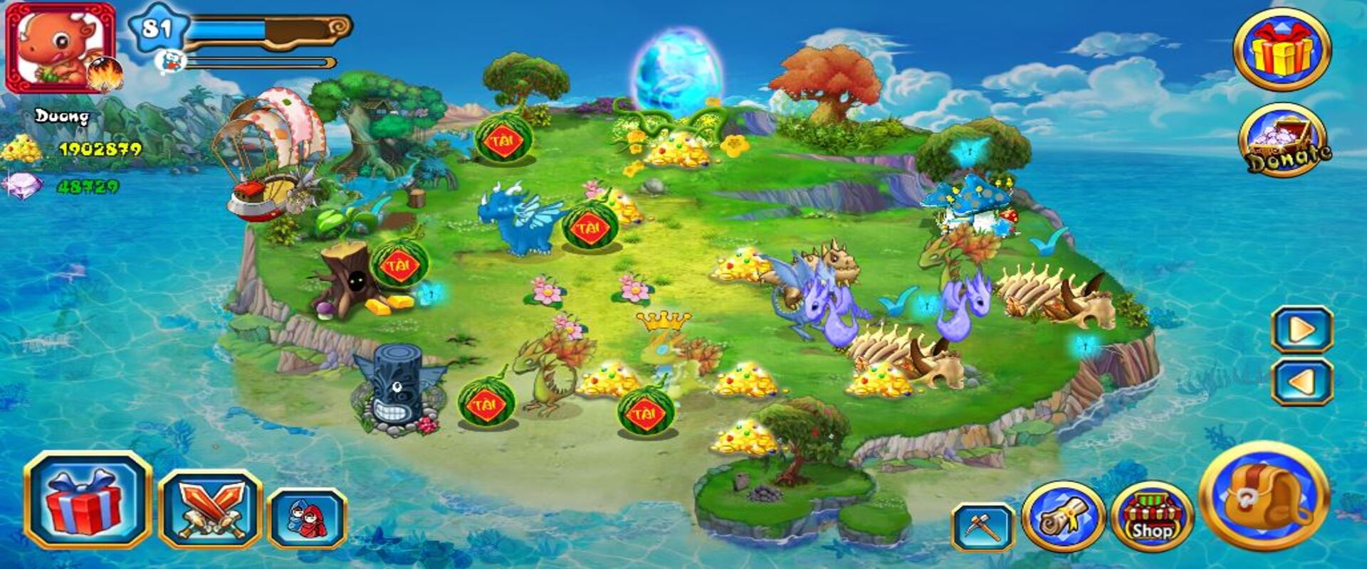 Tải và chơi Đảo Rồng Mobile trên PC cùng NoxPlayer giả lập AndroidNoxPlayer