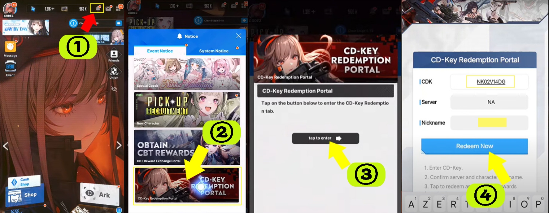 【Goddess of Victory: Nikke】แจก gift code (CD-Key) ฟรี 3 โค้ดใหม่พิเศษ ...