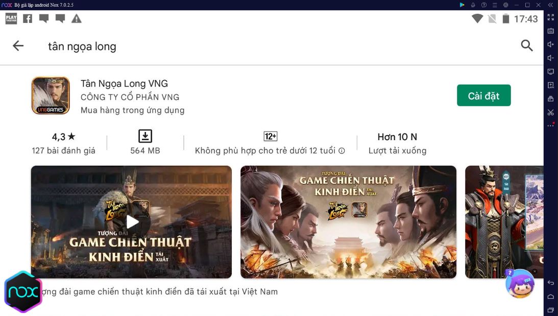 CHƠI TÂN NGỌA LONG NHANH-MƯỢT TRÊN PC CÙNG GIẢ LẬP NOXPLAYER | NoxPlayer