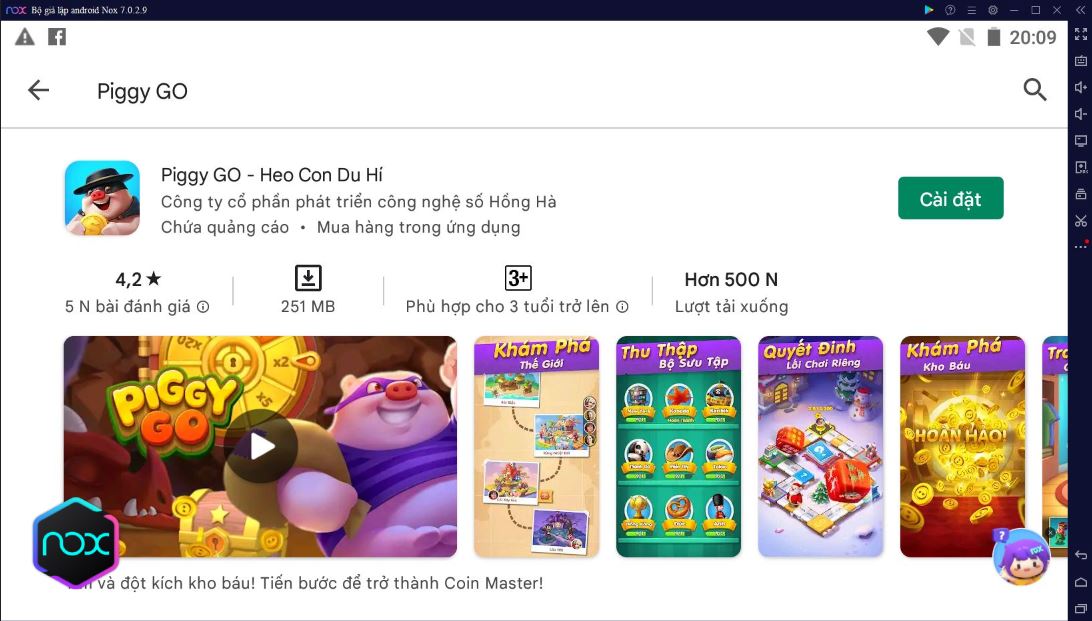 TẢI VÀ CHƠI PIGGY GO TRÊN MÁY TÍNH/PC CÙNG GIẢ LẬP NOXPLAYER | NoxPlayer