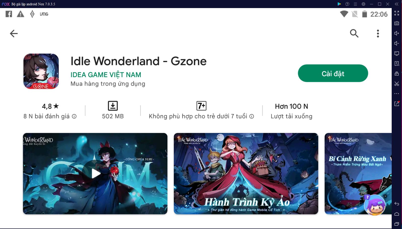 TẢI VÀ CHƠI IDLE WONDERLAND TRÊN MÁY TÍNH/PC CÙNG GIẢ LẬP NOXPLAYER ...