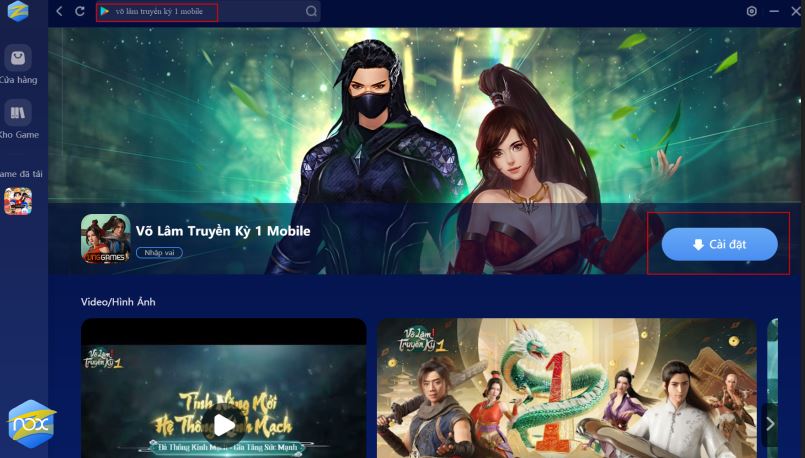 CHƠI VÕ LÂM TRUYỀN KỲ 1 BẢN PC VỚI NOXPLAYERZ | NoxPlayer