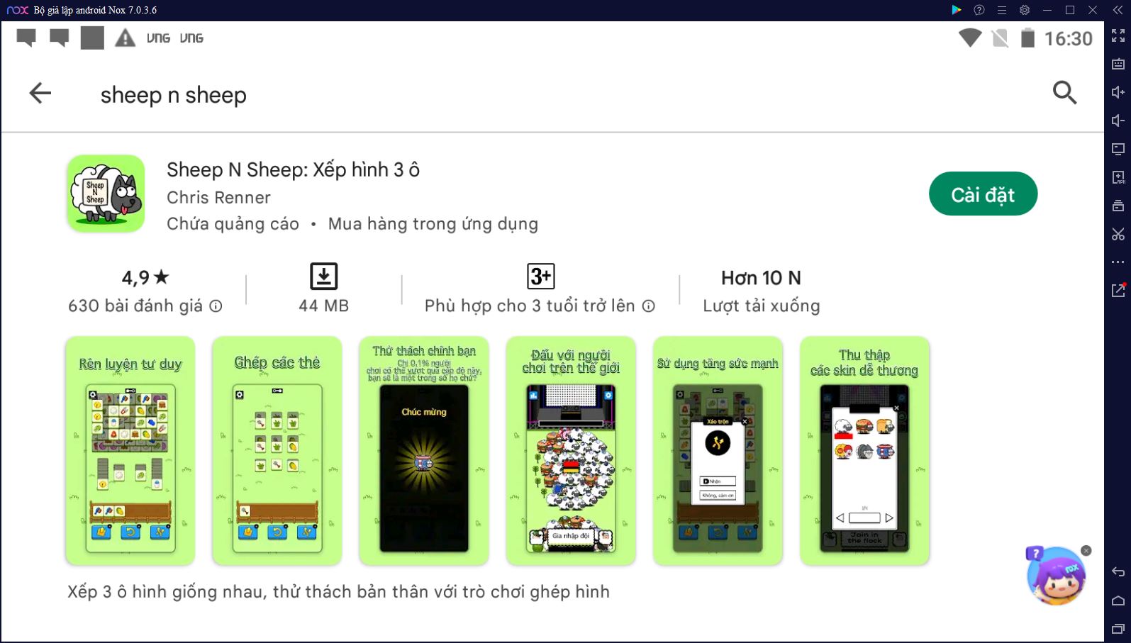 SHEEP N SHEEP- TRÒ CHƠI RÈN LUYỆN TƯ DUY SIÊU KHÓ | NoxPlayer