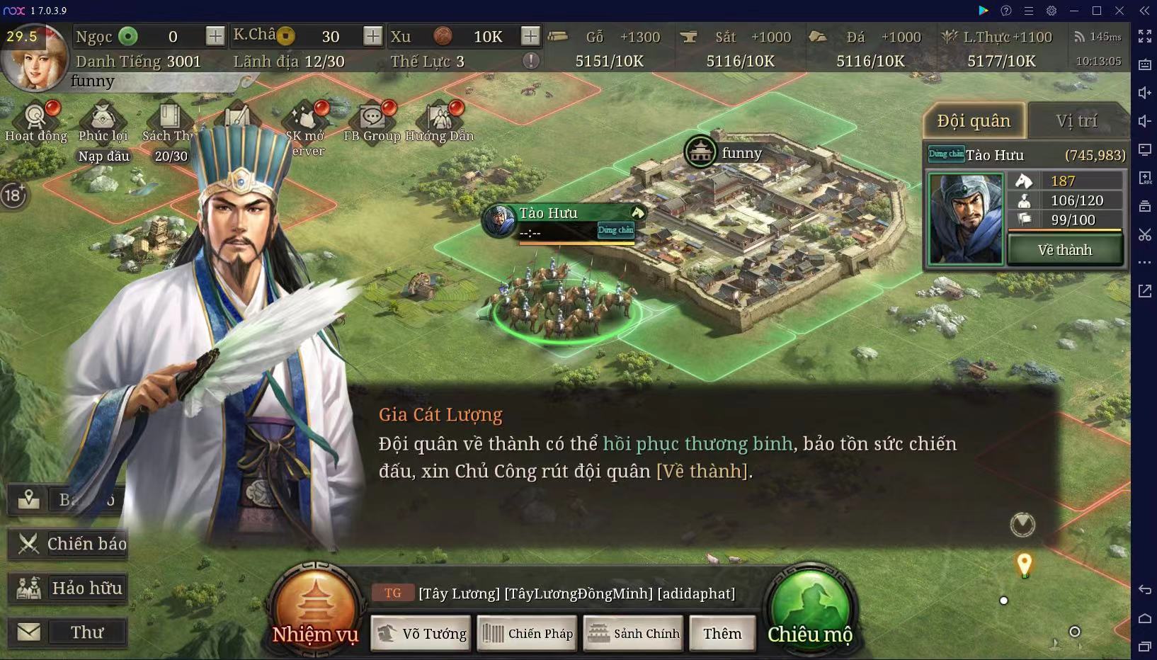 TẢI VÀ CHƠI TAM QUỐC CHÍ - CHIẾN LƯỢC TRÊN MÁY TÍNH/PC CÙNG NOXPLAYER ...