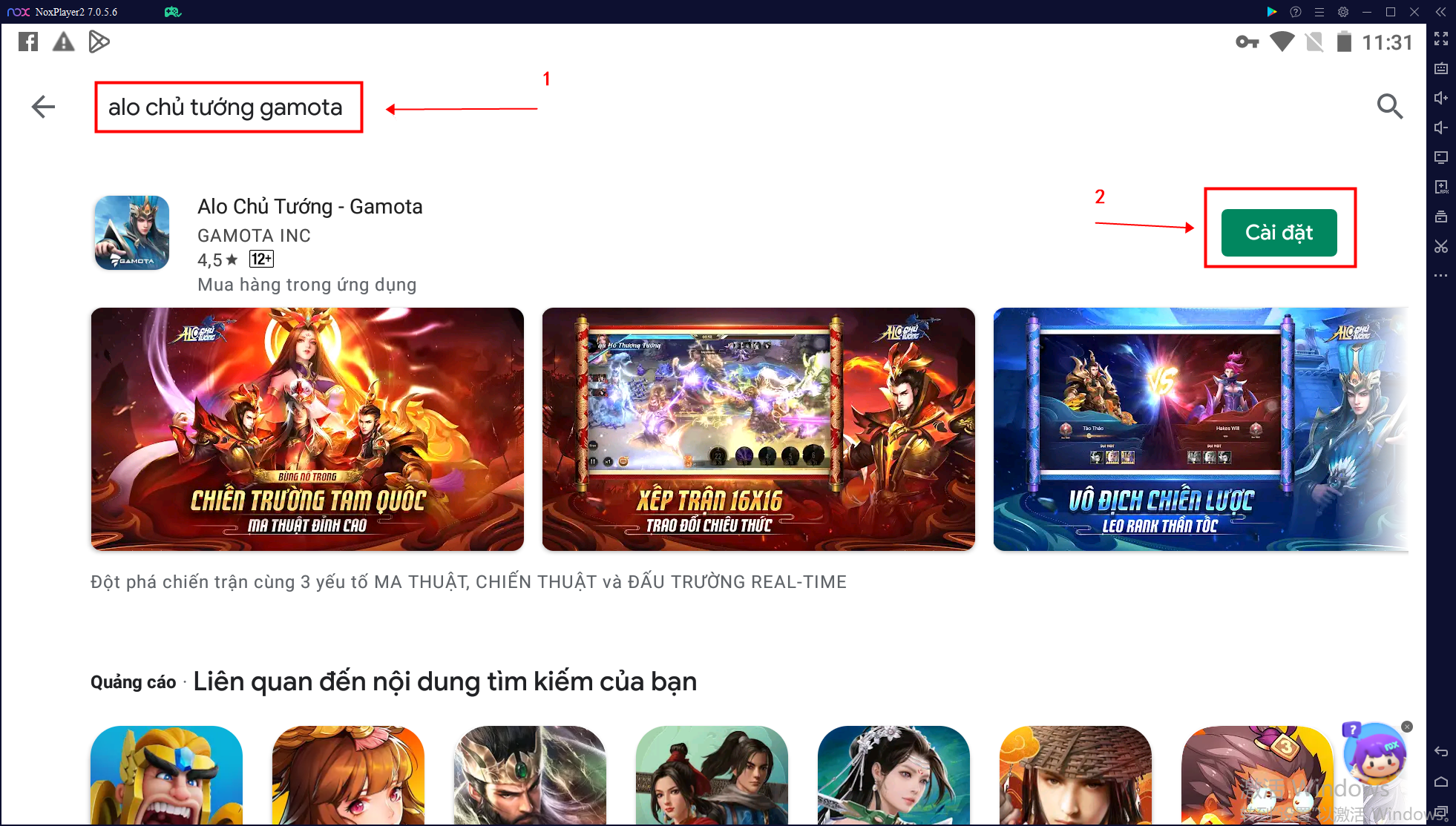 Full code Alo Chủ Tướng Gamota mới nhất miễn phí - Cách tải Game mobile cho máy tính/PC cấu hình ...